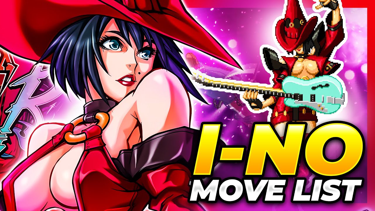 I-NO MOVE LIST - Guilty Gear XX Accent Core Plus R (GGXXACPR) - YouTube