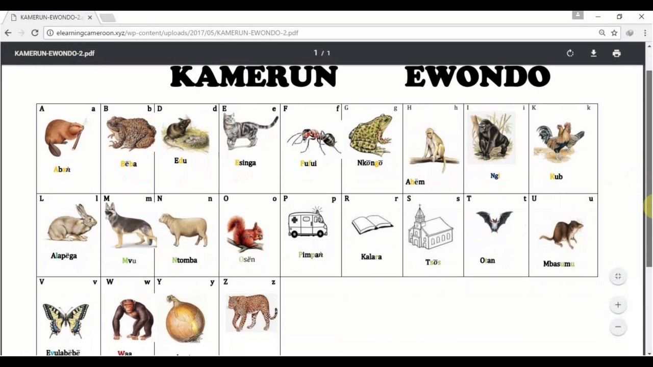 présentation du site d'apprentissage de l'ewondo vidéo complète! - YouTube