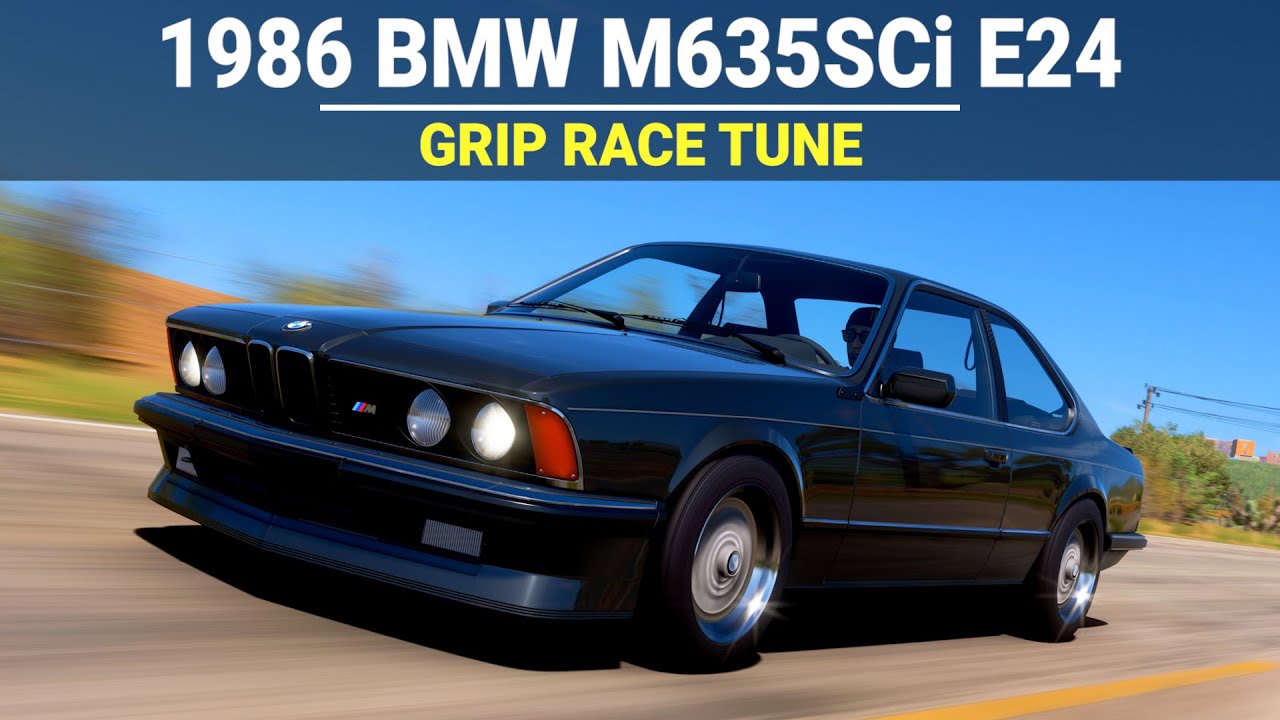 Forza Horizon 5 - 1986 BMW M635CSi E24, FH5 Grip Race Build, Tune ...