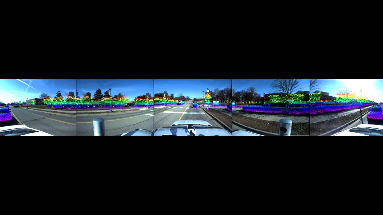 Ford Fusion Hybrid research vehicle - 360 camera view - YouTube