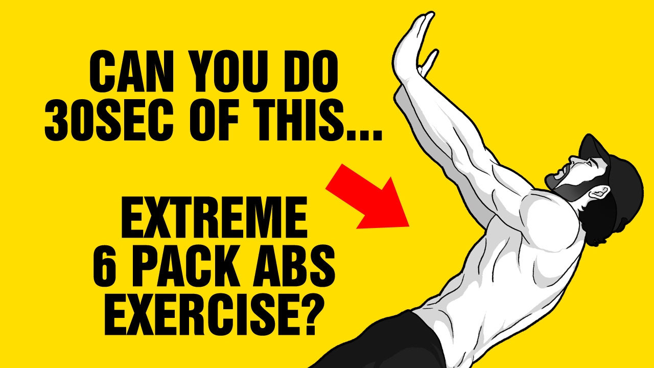 Extreme 6 Pack Abs & Core Exercise - Can You Do 30sec ? : Hollow Hold ...