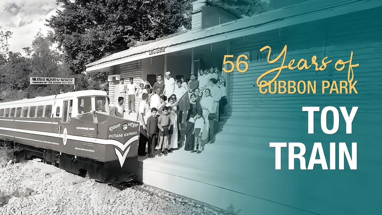 56 Golden Years of Puttani Express! 🚂 | Toy Train at Cubbon Park - YouTube
