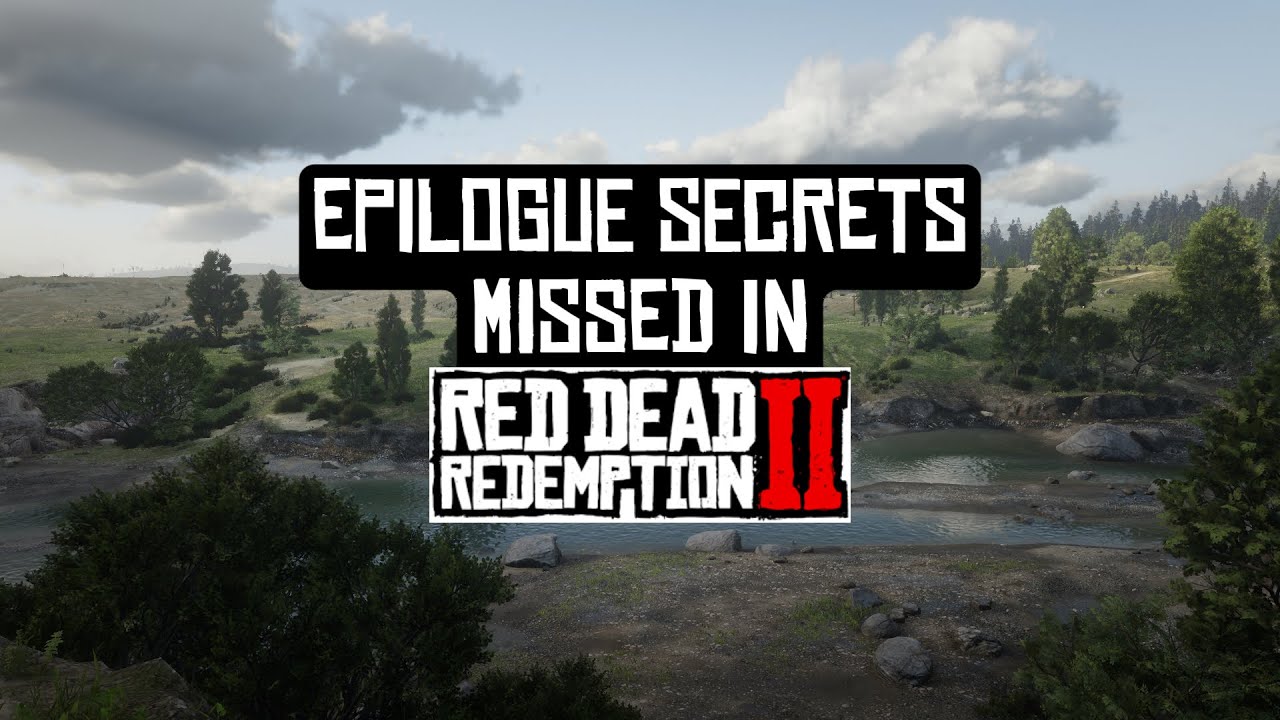 Many Players Missed These Secrets As John In Epilogue - RDR2 - YouTube
