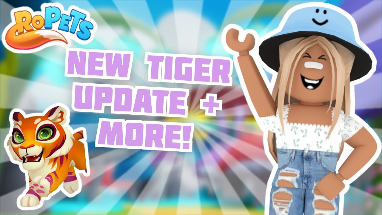 *NEW* Tiger 🐯 Update + MORE In RoPets! | Roblox RoPets 🐾 - YouTube