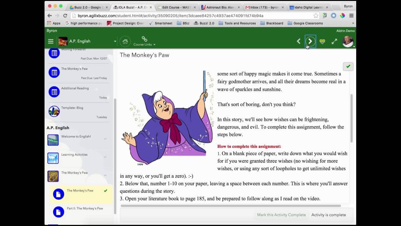 Student Navigation in Buzz - YouTube