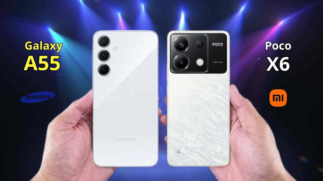 Samsung Galaxy A55 vs Poco X6 - What's the difference? - YouTube