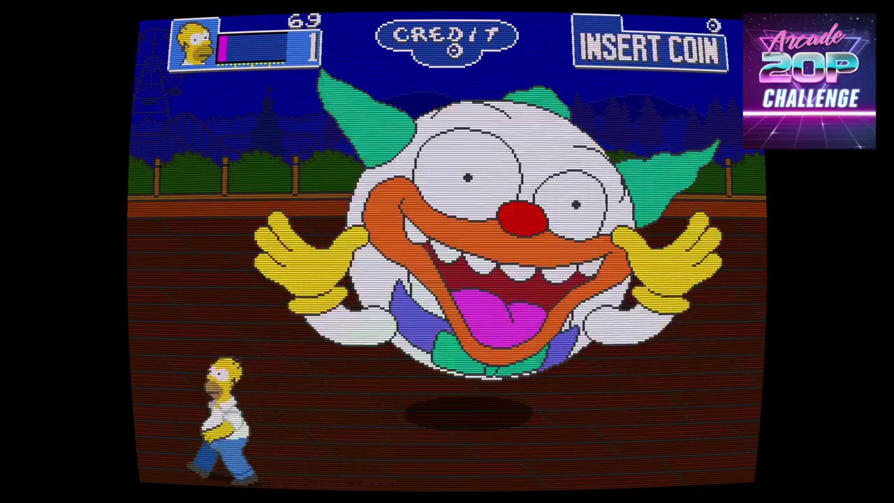 Simpson’s Arcade 20p Arcade Challenge - YouTube