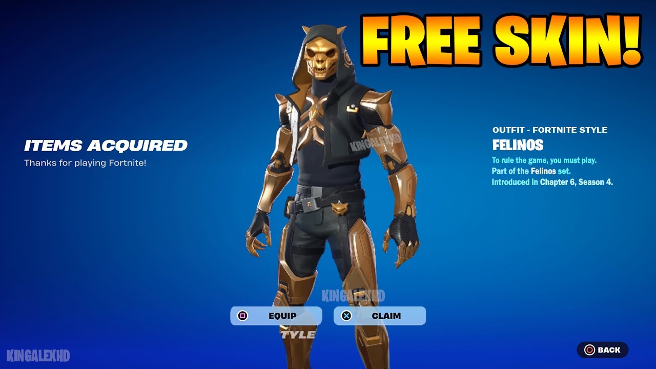 How To Get Felinos Skin NOW FREE In Fortnite! (Unlocked LEGO Felinos ...