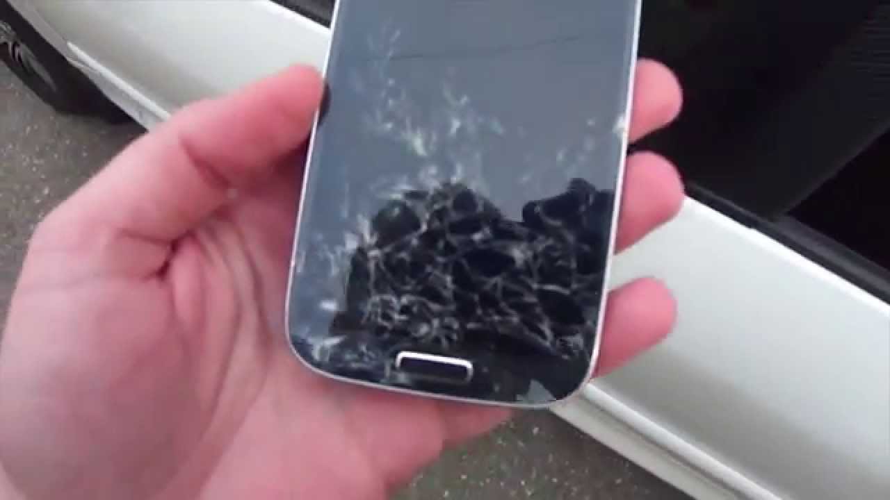 Samsung galaxy S4 crash test ! - YouTube