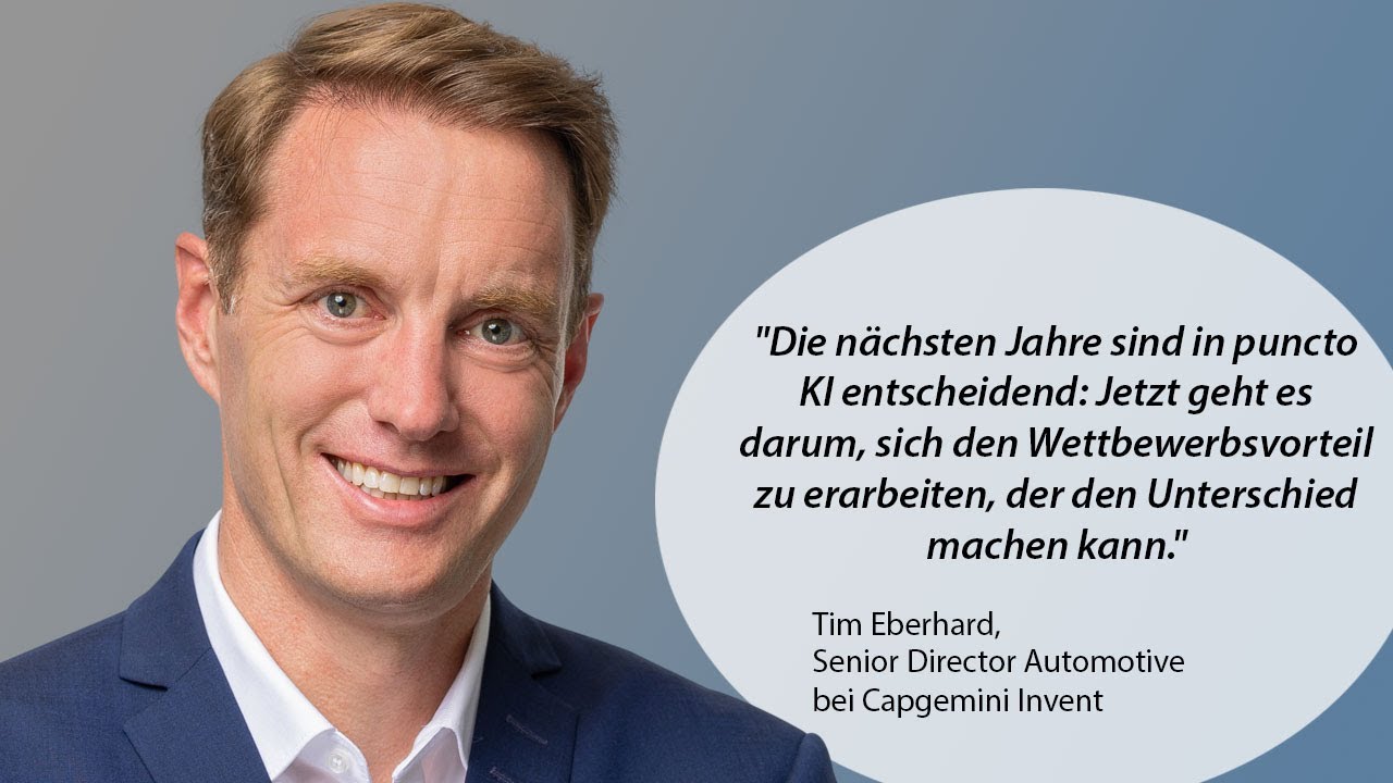 "Cockpit Talk": Tim Eberhard, Senior Director Automotive, Capgemini ...