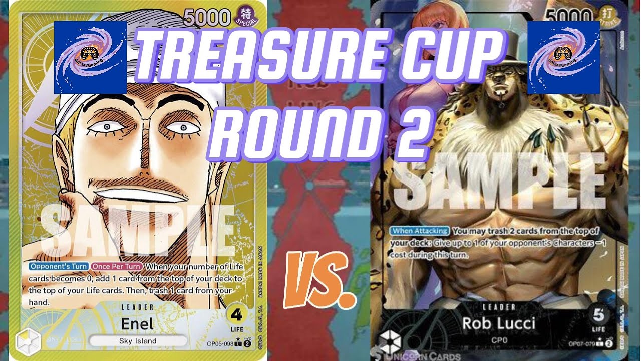 My One Piece TCG Online Treasure Cup Tournament! Round 2: Enel VS ...