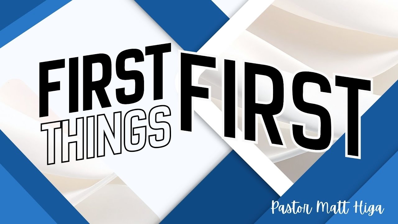 FEB 1st, 2026 // PASTOR MATT HIGA & JAYCIE KOBAYASHI // FIRST THINGS ...