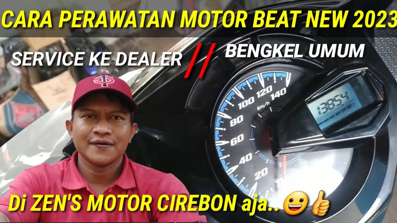 INILAH CARA PERAWATAN MOTOR BARU BEAT FI 2023 || SERVICE MOTOR MATIC ...