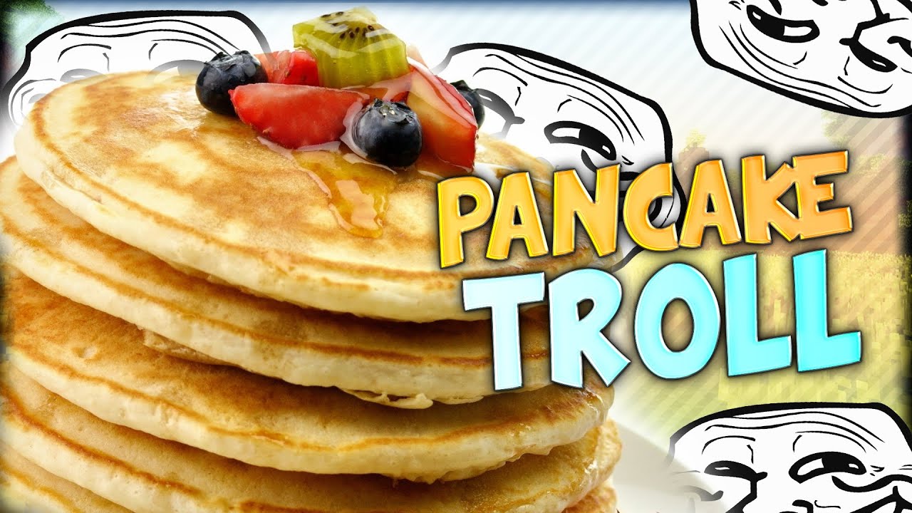 TROLLED BY PANCAKES! (Minecraft) - YouTube