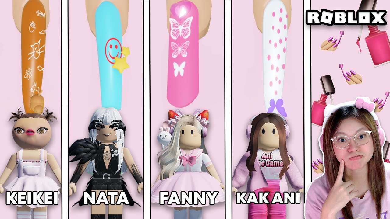 Bikin Nail Art Lucu Untuk Besties Ku ?!! [Roblox Indonesia] - YouTube