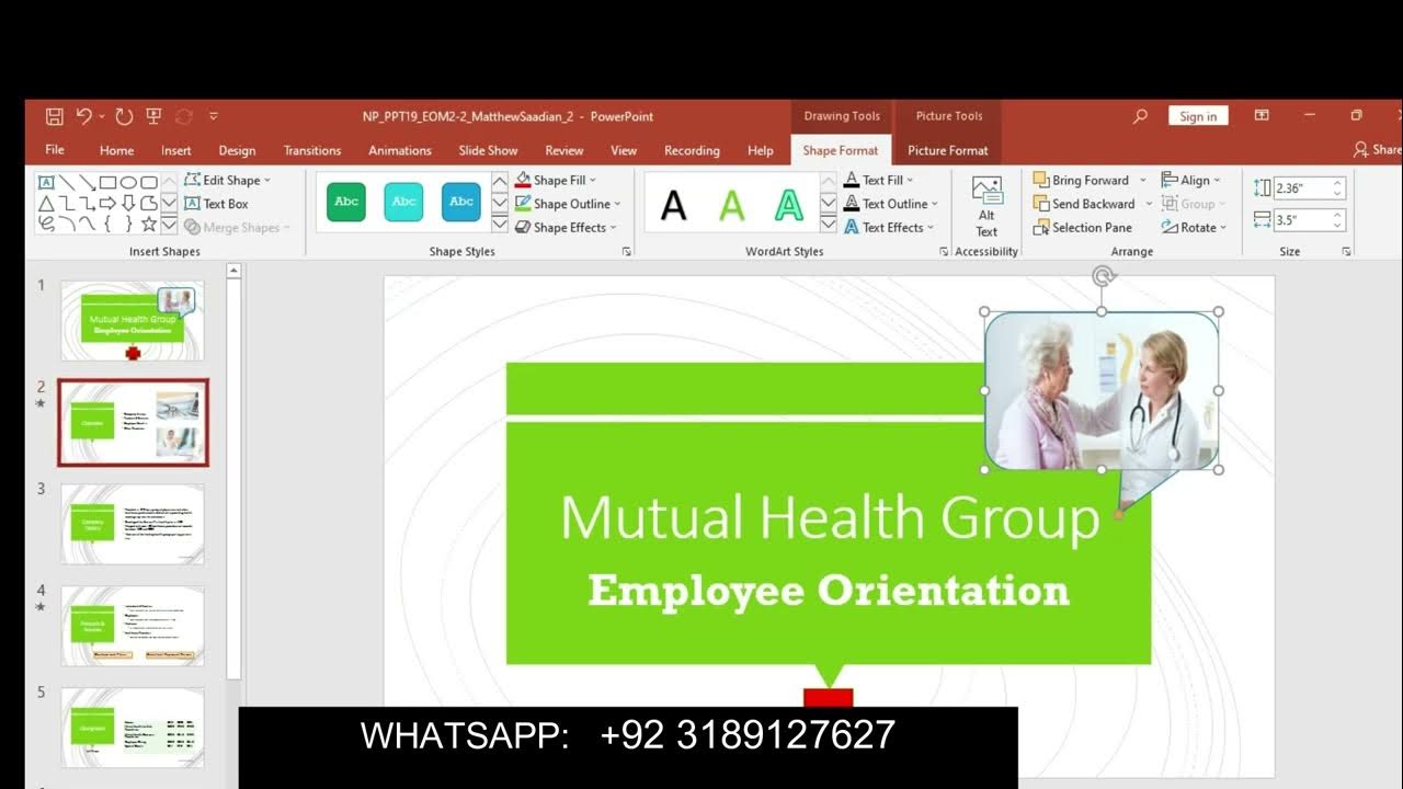 PowerPoint 2019 | Module 2: End of Module Project 2 - YouTube