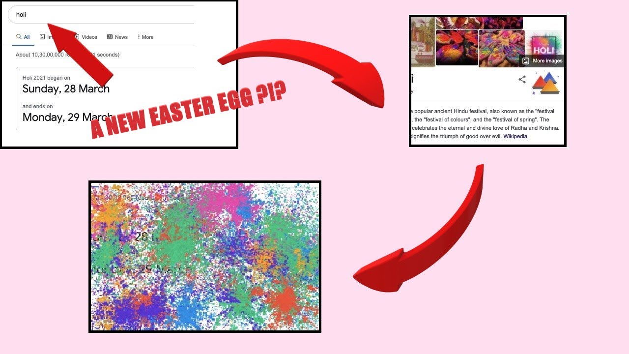 A New Easter egg in Google for HOLI 2021 (#corona, #holi2021, #holi21) - YouTube