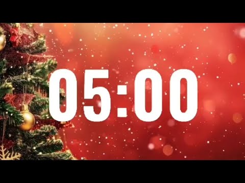 5 Minute Christmas Holiday Timer With Music | For Study, Personal, Gym ...