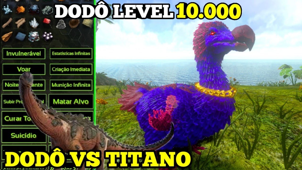 Ark mobile God Console & Ascendant Creature |TAMING DODÔ LEVEL 10,000 ...