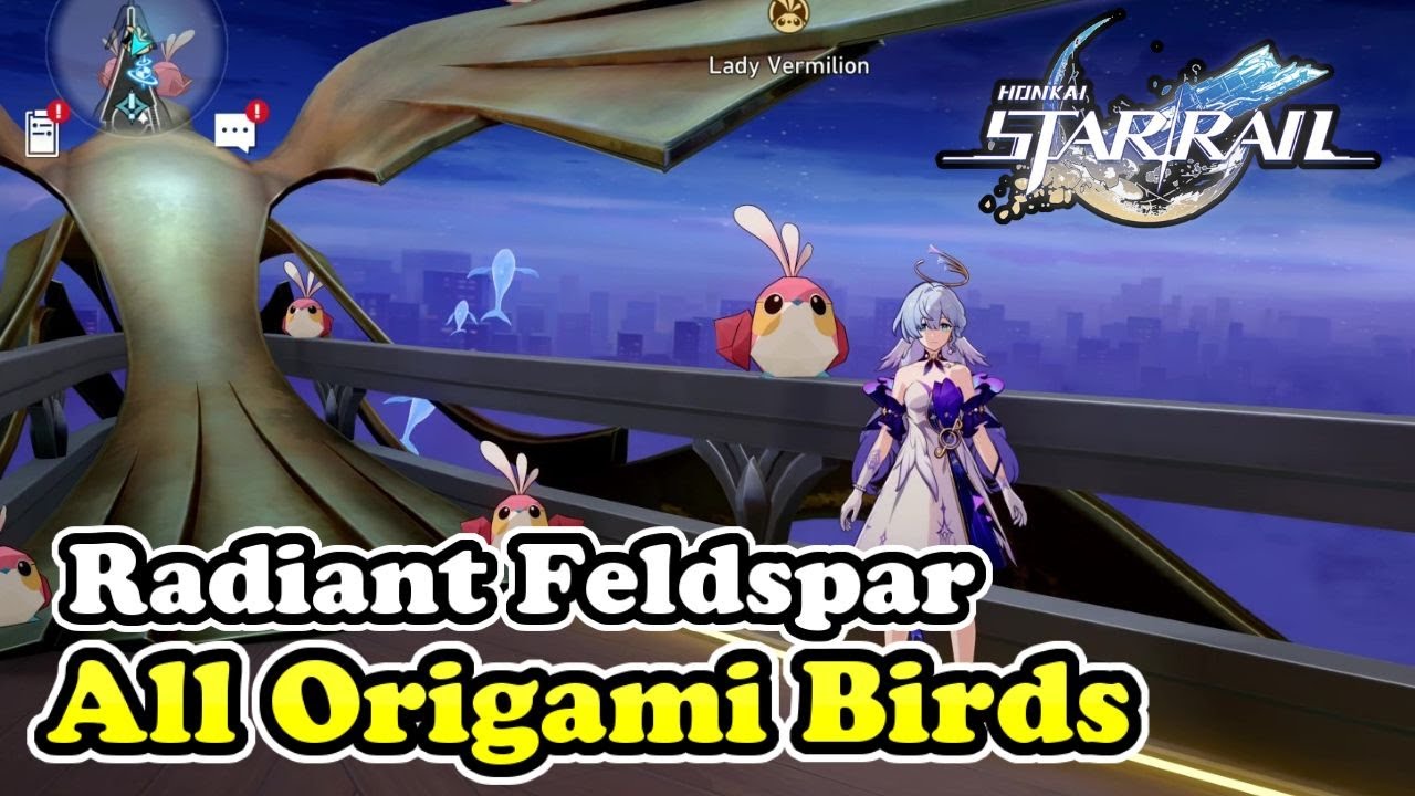 Honkai Star Rail Radiant Feldspar All Origami Bird Locations (Origami ...