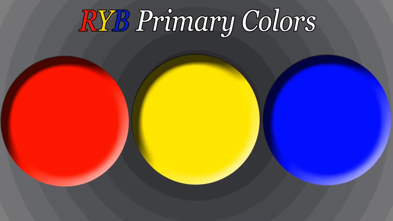 Primary & Secondary Colors - RYB Model - YouTube