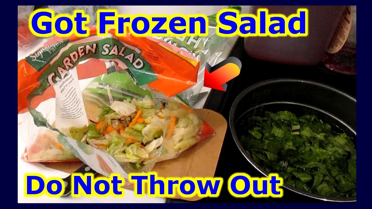 Bad Salad - Wilted Lettuce - DO NOT THROW IT OUT - Blanch It Taste ...