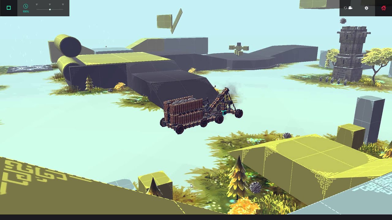 Besiege reloading catapult - YouTube