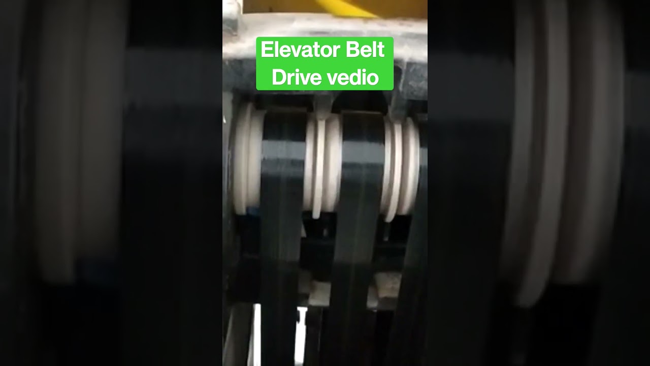 Belt drive Elevator #lift #shorts #work #technology - YouTube