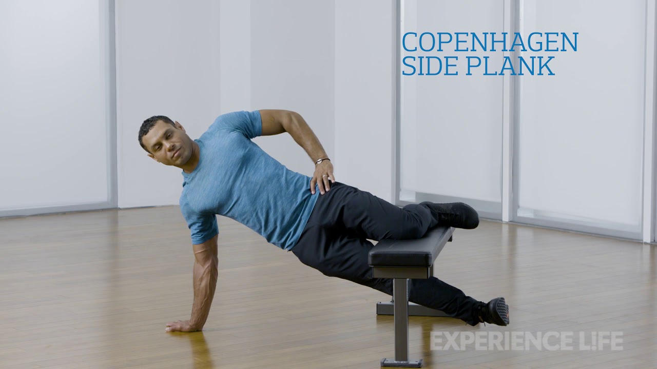 The Unilateral Workout: Copenhagen Side Plank - YouTube