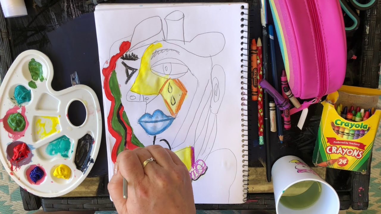 Picasso Split face tutorial - YouTube