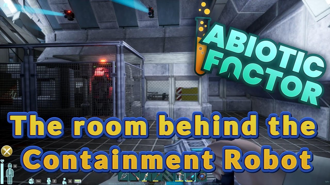 Abiotic Factor - Room behind the Robot Cascade Labs / 2 Wall Clocks ...