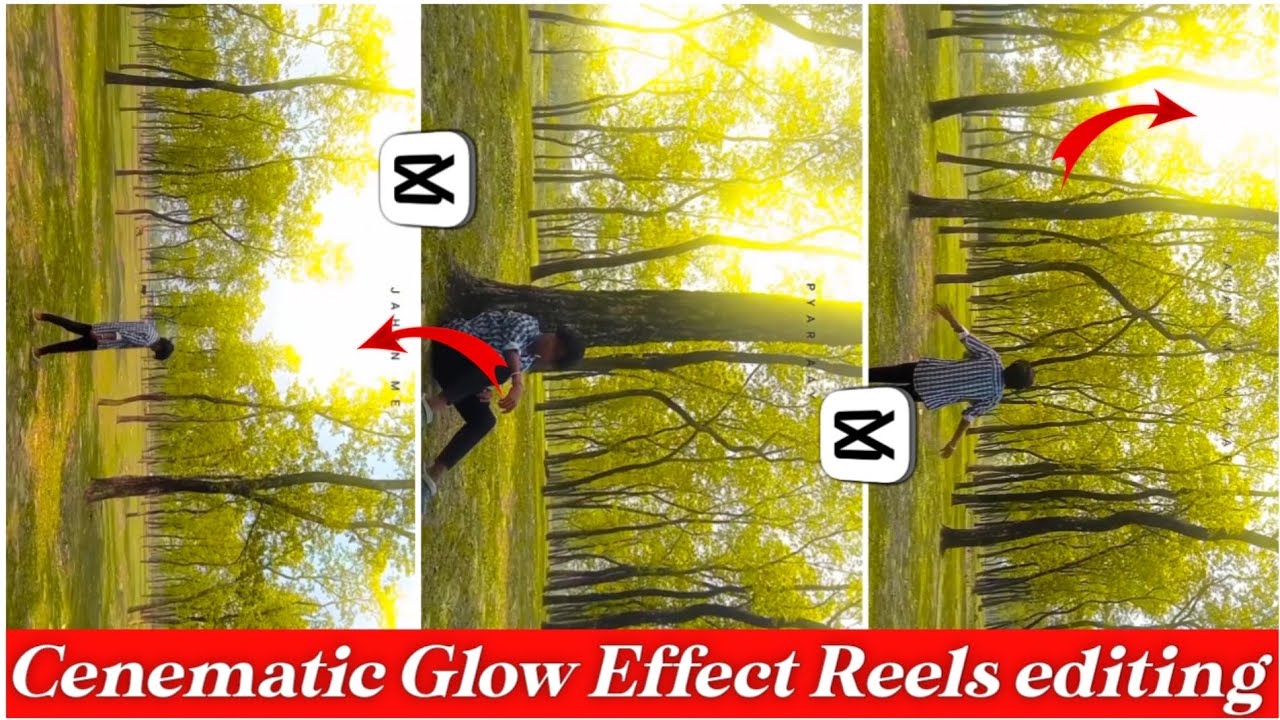 How to create cenematic Glow effect reels editing || capcut glow effect ...