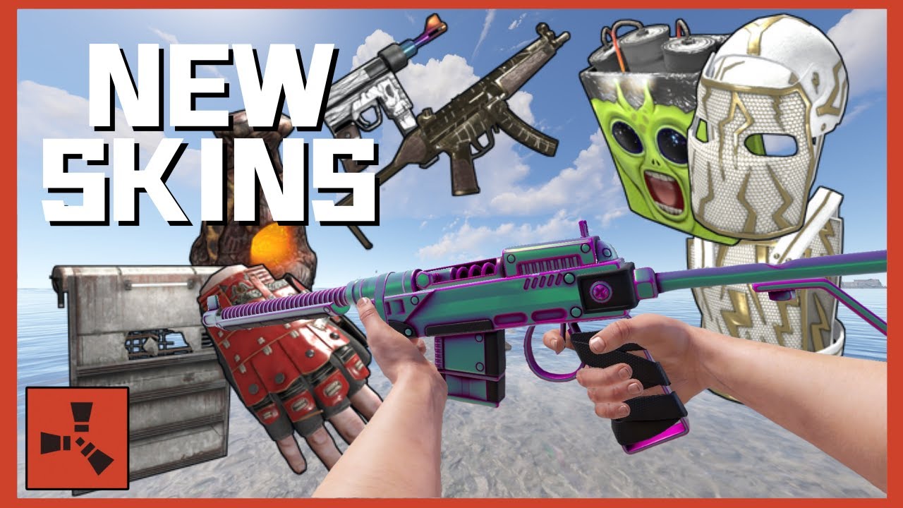 RUST New skins updated on October 5th｜Chameleon SAR,Arctic Skull SMG ...