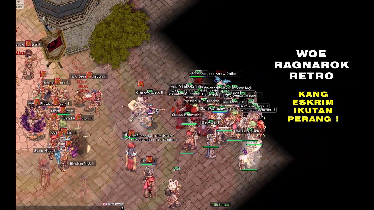 Kang Eskrim Ikutan Perang ! | WOE Guild SharkHead | Ragnarok Retro ...