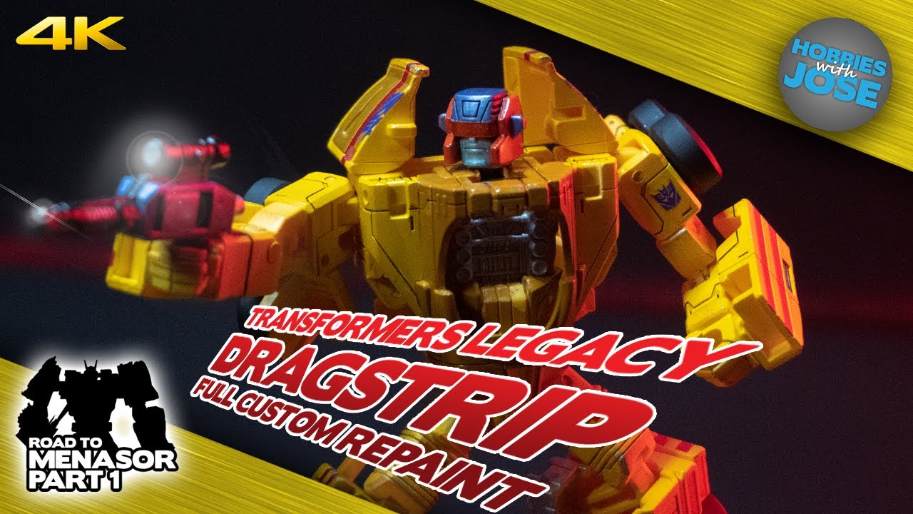 Transformers Legacy Dragstrip Full Customization & Repaint - 4K - YouTube