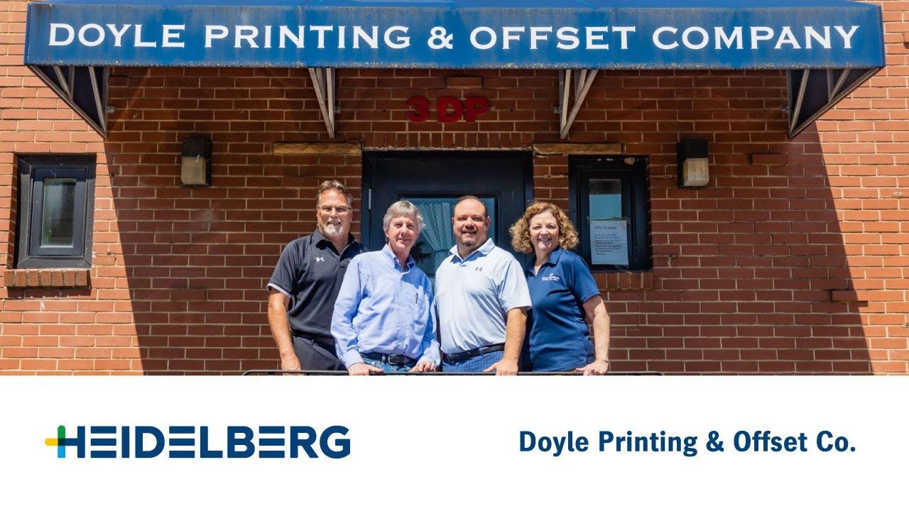 Heidelberg Versafire with Prinect at Doyle Printing & Offset Co. - YouTube