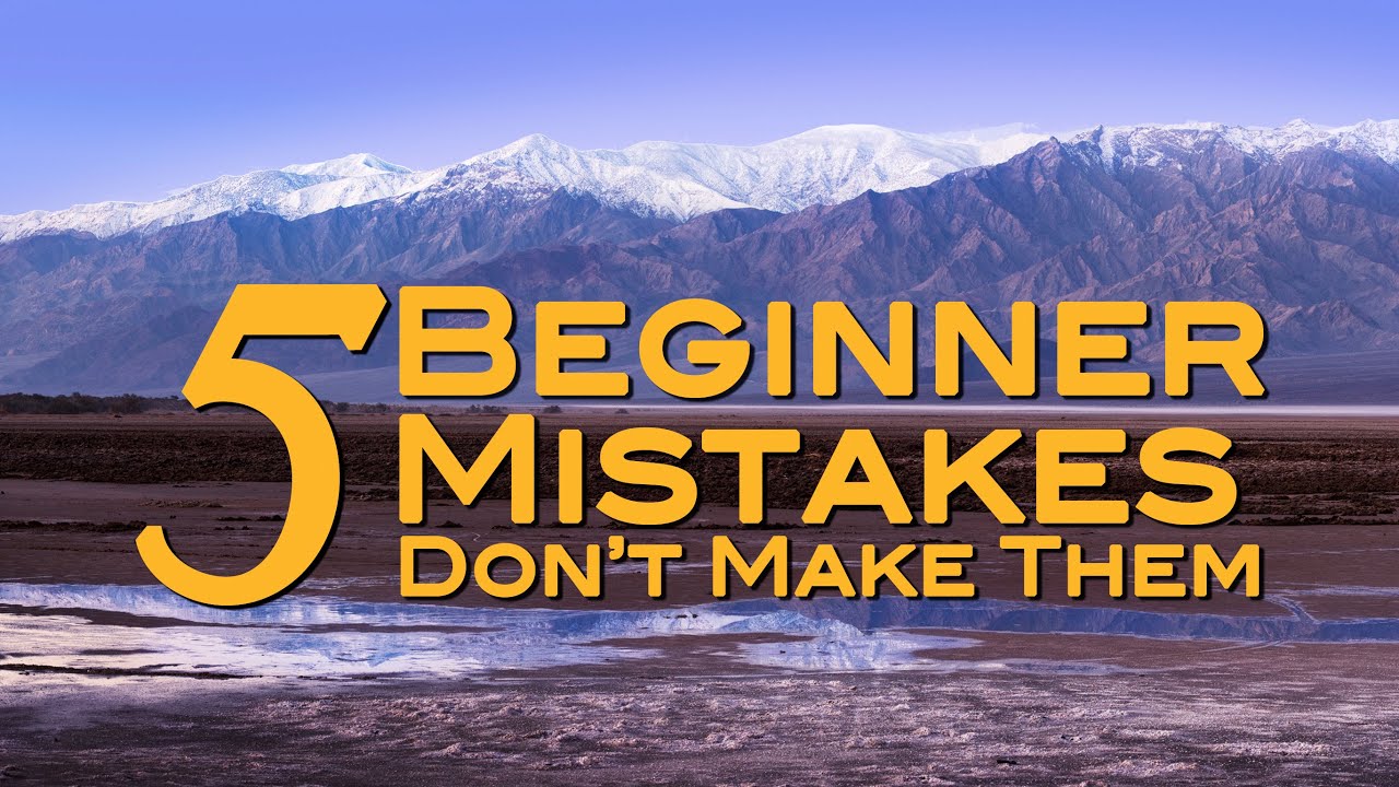 5 Common Beginner Photography Mistakes And How to Avoid Them - YouTube