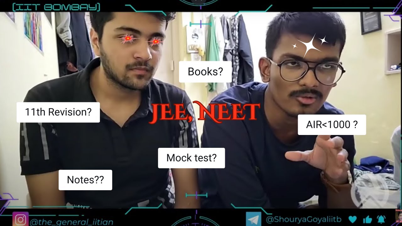 JEE Aspirants Must watch this! Answering all common doubts of JEE ...