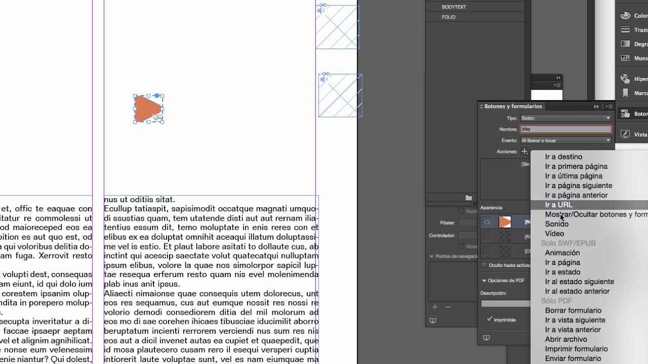 Importar audios a InDesign - YouTube