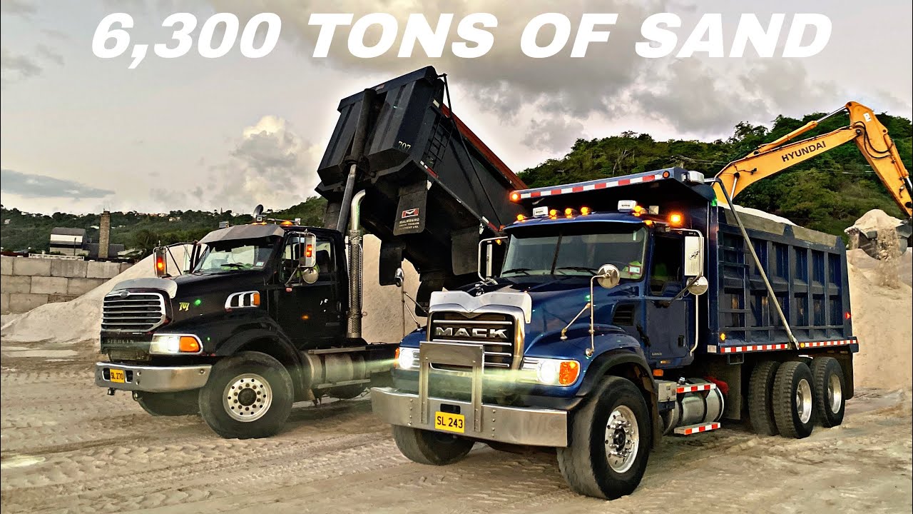 Trucks are offloading 6,300 tons of sand for ibh | woodlands | S1:E11 ...