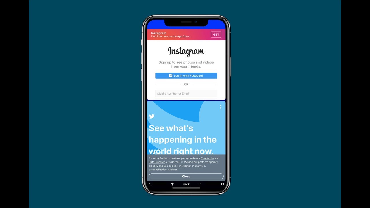 #تطبيق Splitware لتقسم شاشة الايفون - YouTube