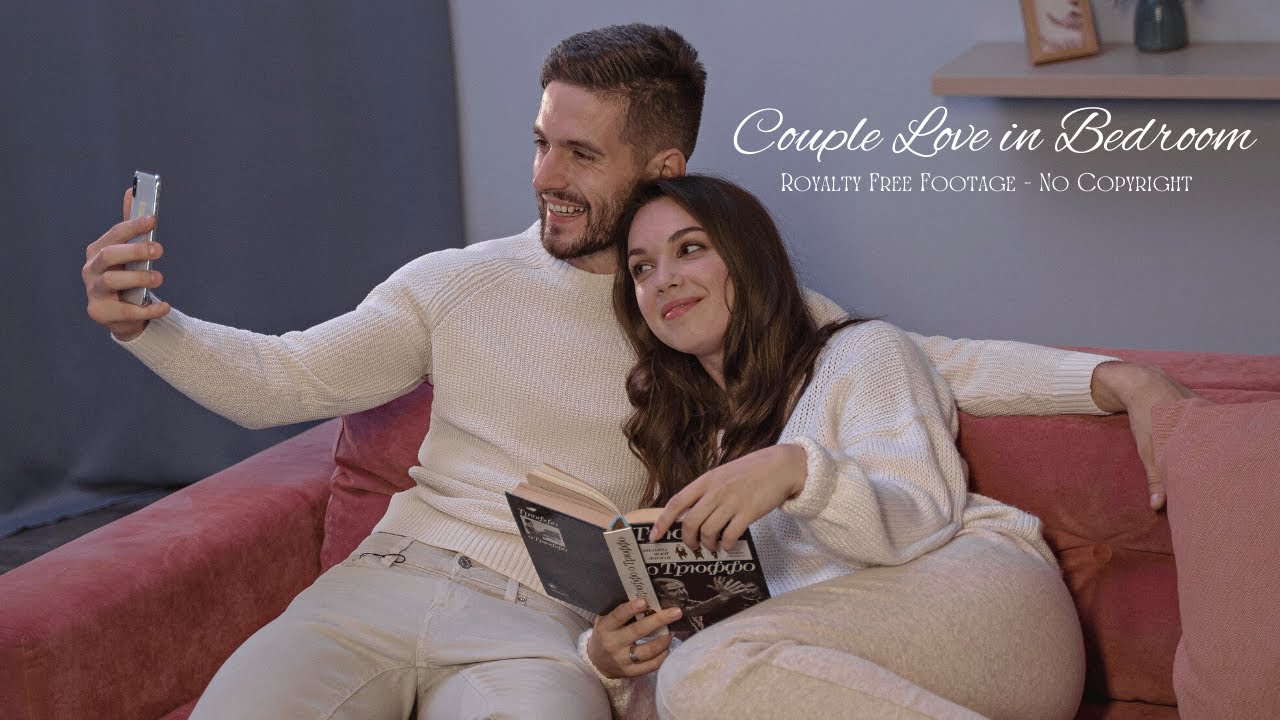 Couple Stock Footage Free - Couple Love in Bedroom - Royalty Free ...