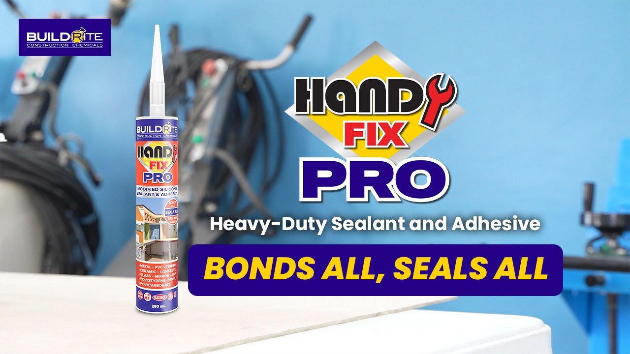 HANDY FIX PRO : Heavy-Duty Sealant and Adhesive: Strong, Flexible, and Versatile - YouTube