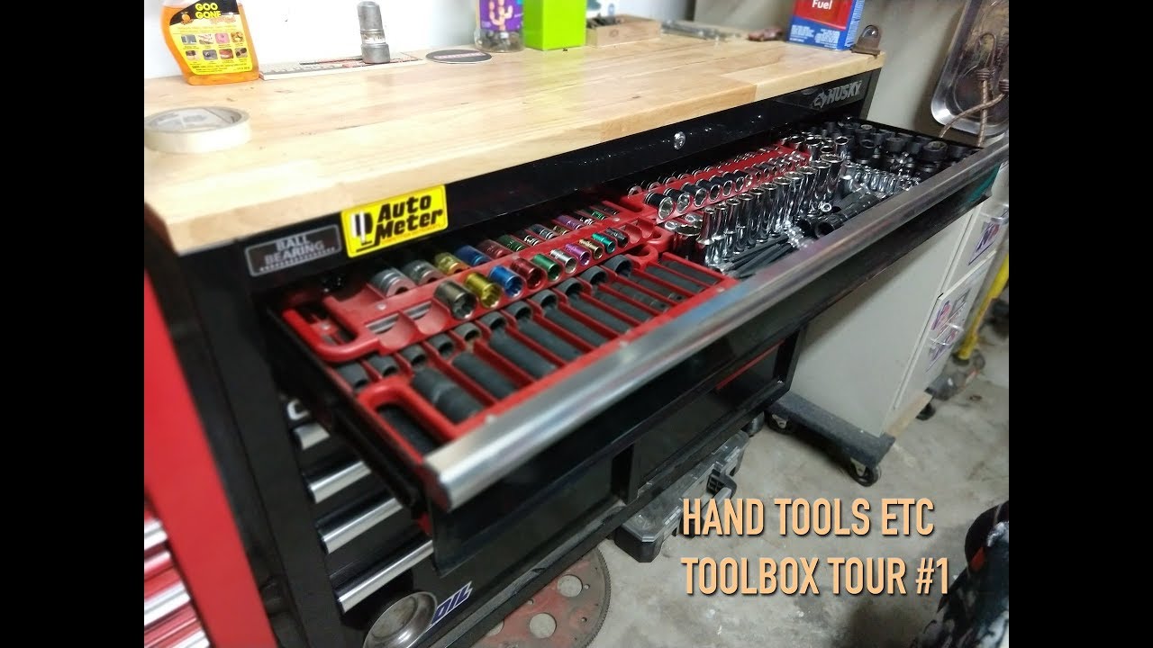 DIY'er Toolbox tour /first toolbox hand tools mostly - YouTube