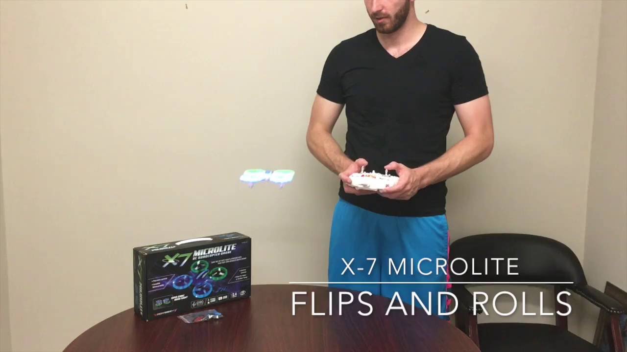 Odyssey Toys' X-7 Microlite 360 Flips and Rolls - YouTube