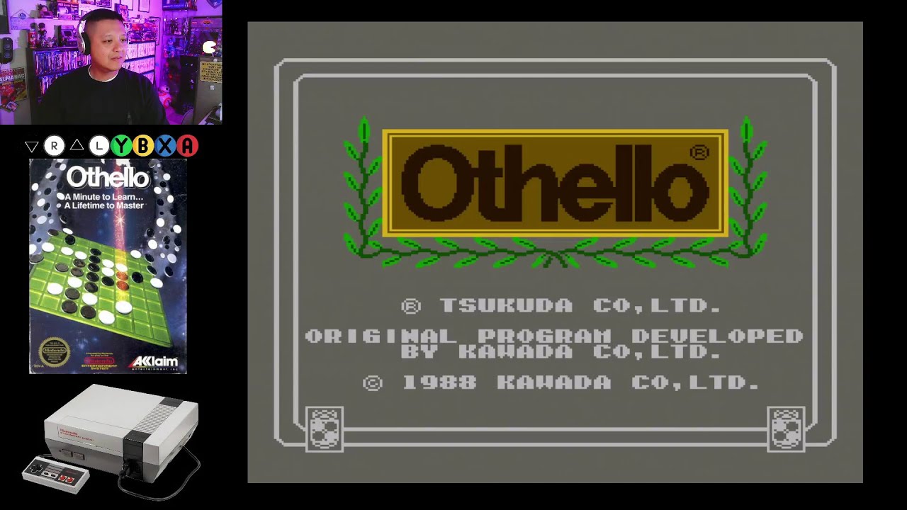 10MG Plays Othello (オセロ) on NES - YouTube