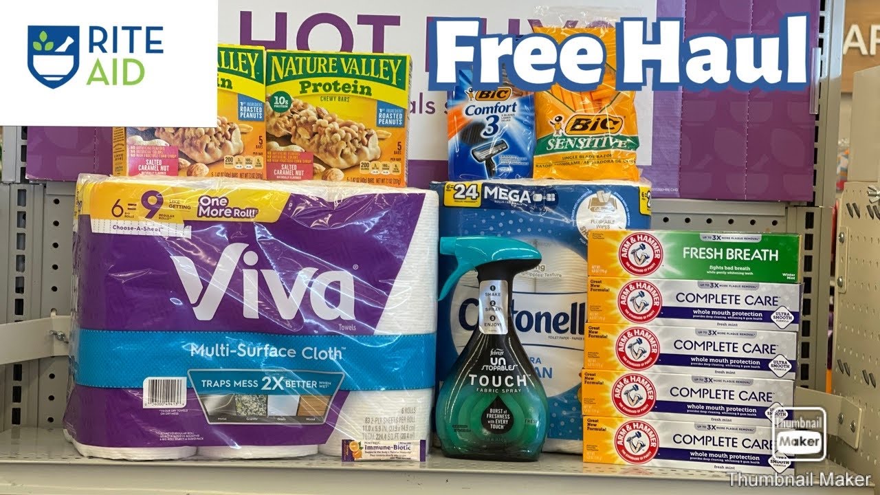 Rite Aid Haul - Spend $50 Get $10 - Week Of 9/4-9/10/22 - YouTube