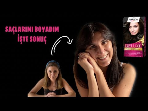 PALETTE DELUXE 3.0 KOYU KAHVE /SAÇLARIMI BOYADIM / EVDE SAÇ BOYAMA