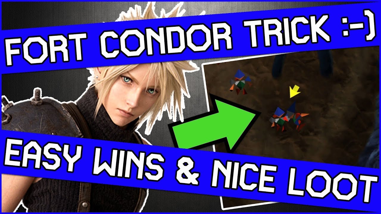 Don't miss this Fort Condor TRICK in Final Fantasy 7 - Easy Battles ...