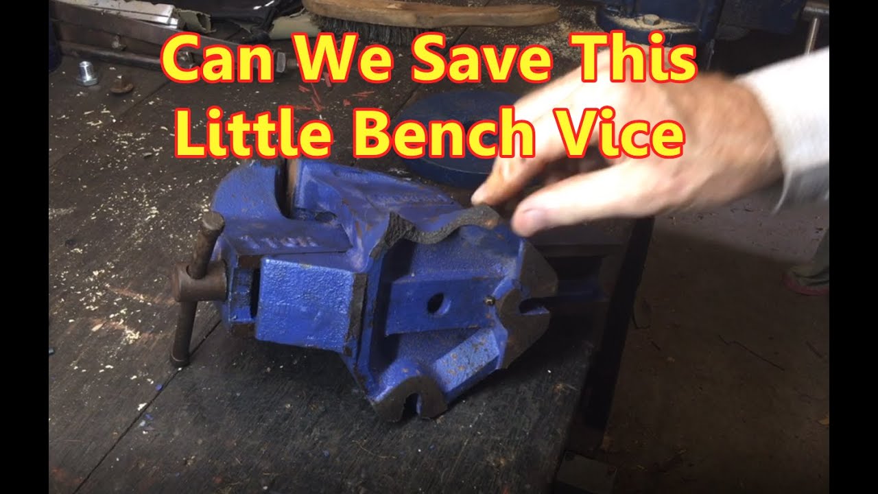 Bench Vice Repair, Can we save this nice little vice? - YouTube